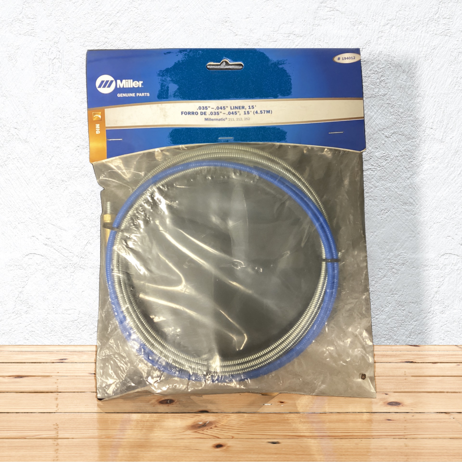 Miller Electric Miller 15FT Steel/Copper Mig Weld Liner 194012 – Gasco