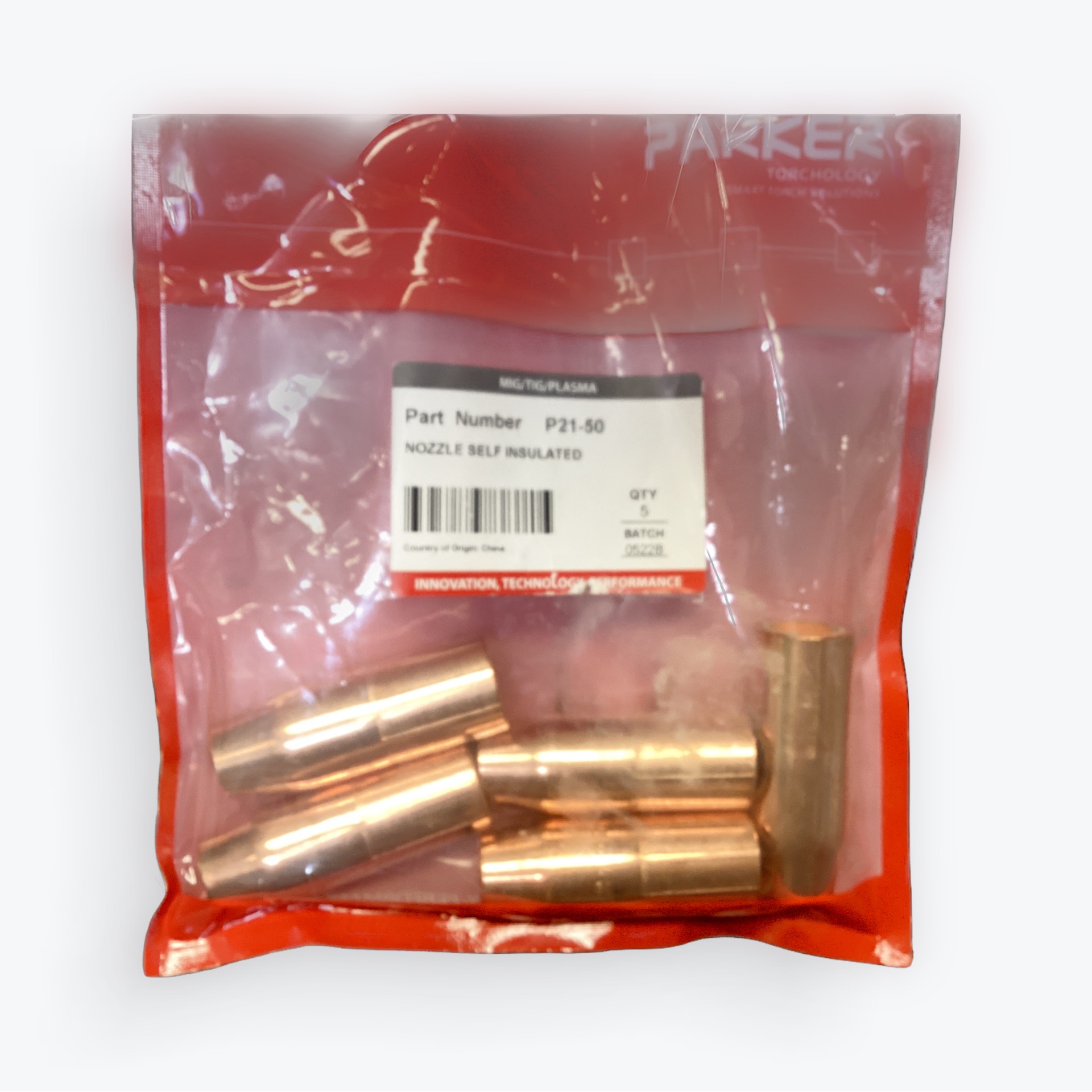 Parker self insulated nozzle .5” 5 pack – Gasco